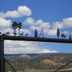 Custom Steel Ranch Arch - Etsy