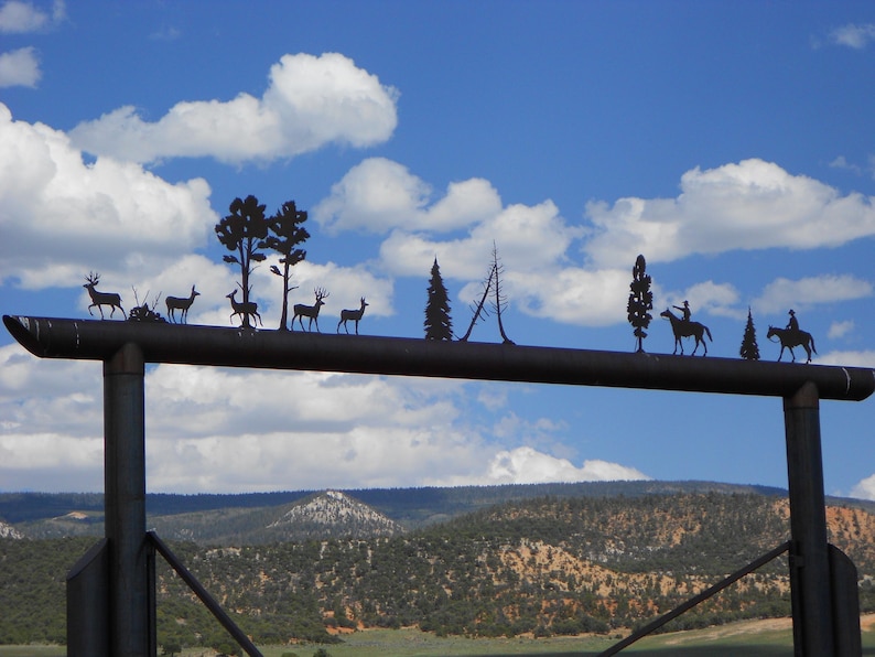 Custom Steel Ranch Arch - Etsy