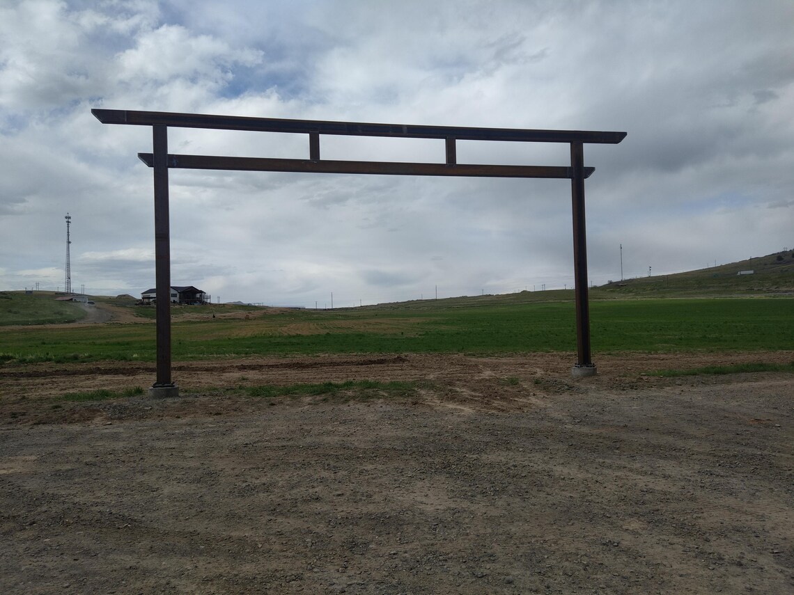 Custom Steel Ranch Arch - Etsy
