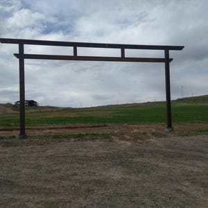 Custom Steel Ranch Arch - Etsy