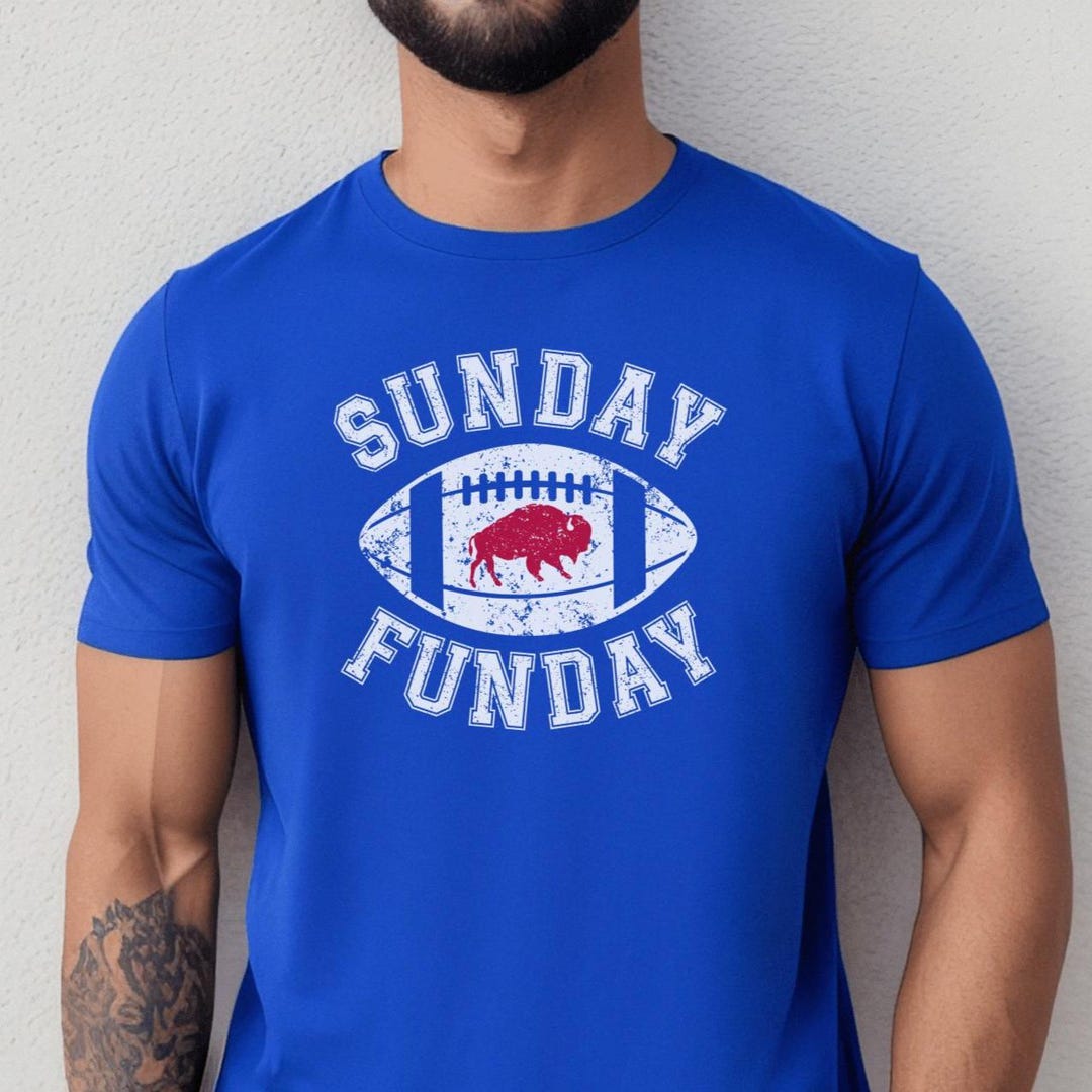 Sunday Buffalo Football Shirt, Vintage Buffalo NY Apparel, Family T ...