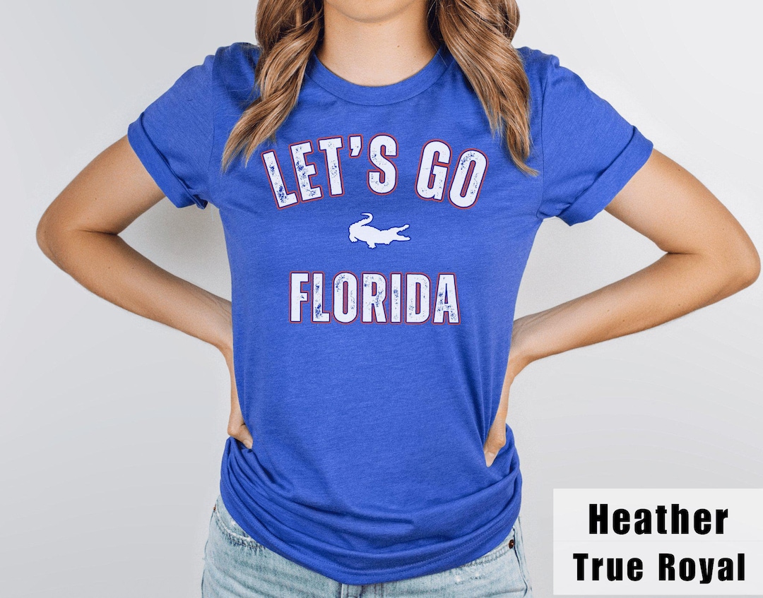 Let's Go Florida Shirt Women, Gator Shirt Florida Crewneck Sweatshirt ...