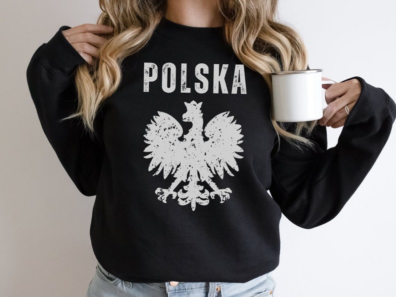 Polska Sweatshirt, Poland Gifts, Polish Eagle Sweater, Polska Gift ...