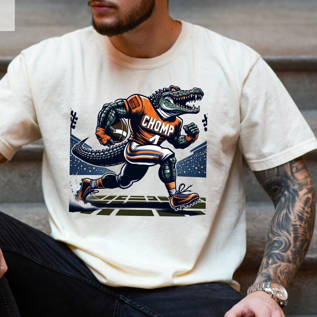 Chomp Florida Football Alligator Shirt, Adult Youth Toddler Tees, Funny ...