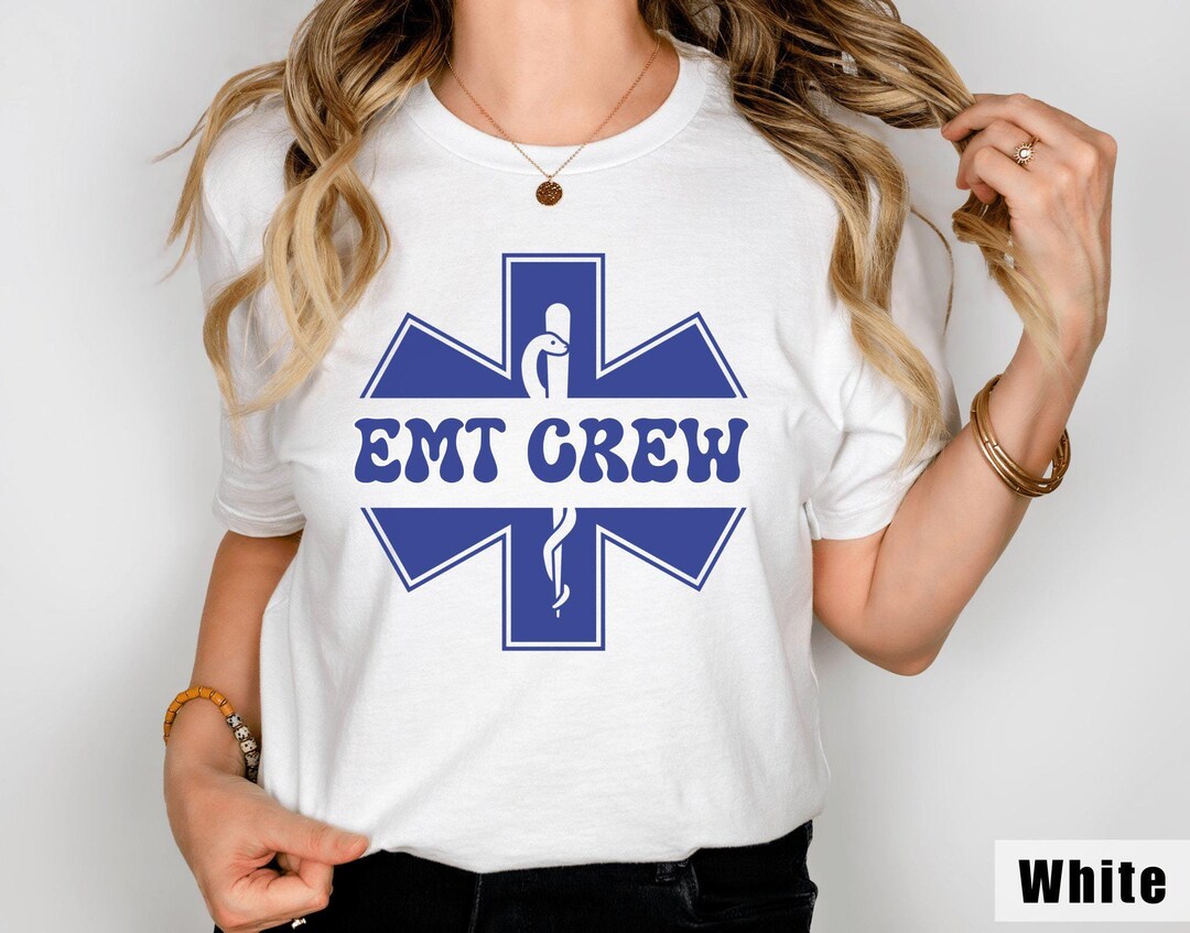 EMT Crew Shirt, Star of Life Medic Shirt, Paramedic Sweatshirt, EMS ...