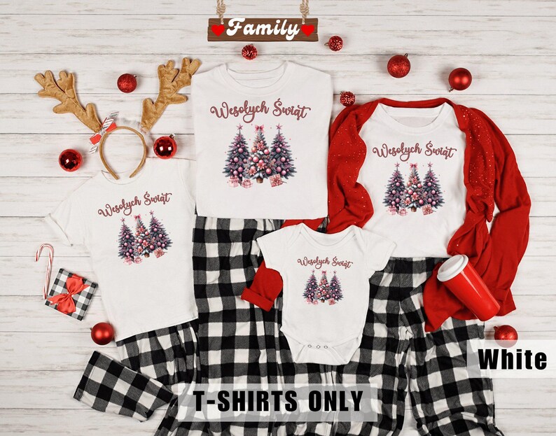 Polish Christmas Shirt Women, Sweatshirt Wesolych Swait Merry Christmas ...