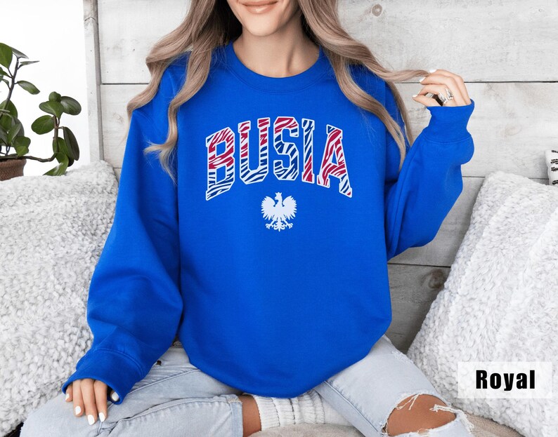 Retro Busia Shirt, Buffalo Game Day Sweatshirt, Buffalo Football Fan Crewneck, Striped Varsity ...
