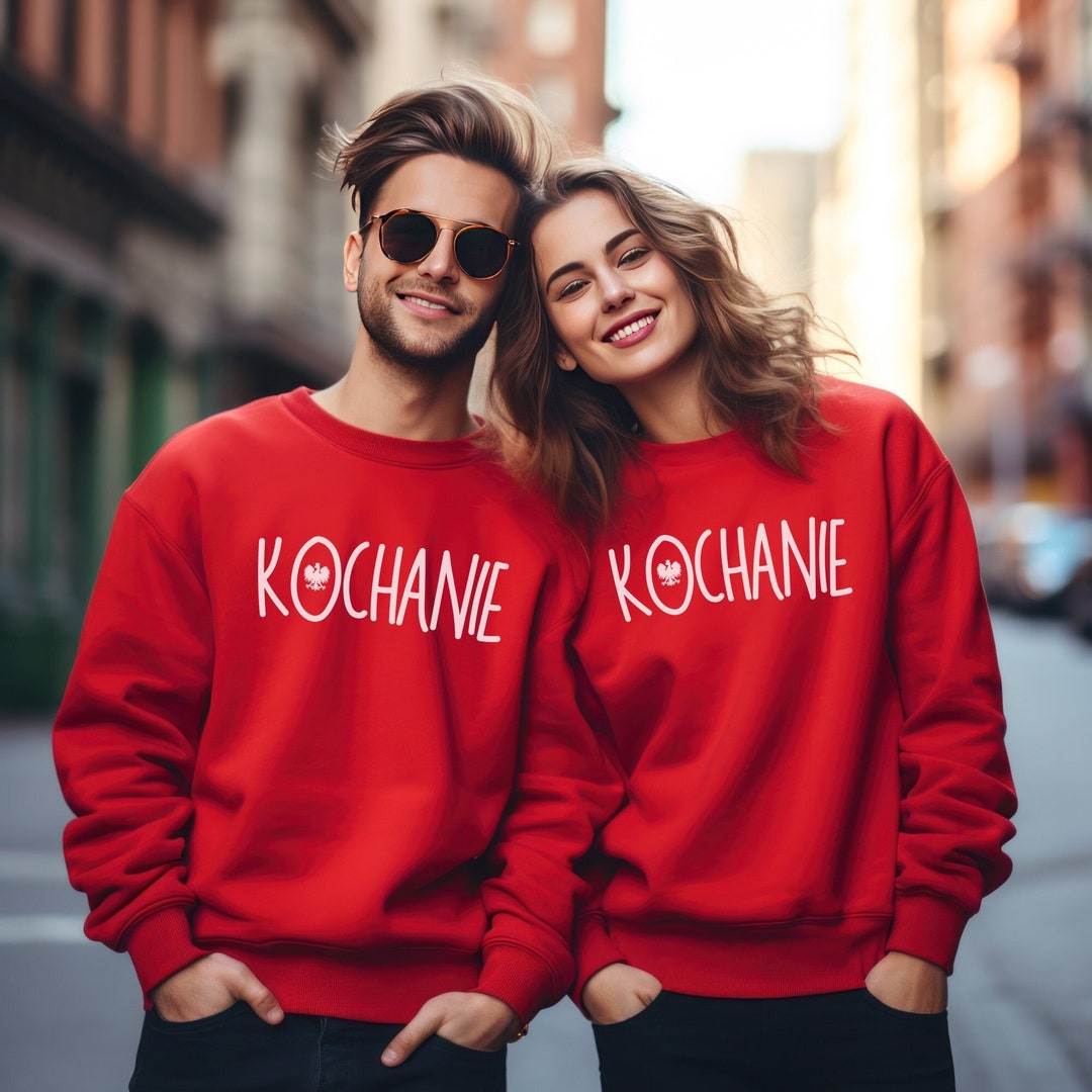 Couples Sweatshirt Matching Sweaters, Valentines Sweater, Polish ...