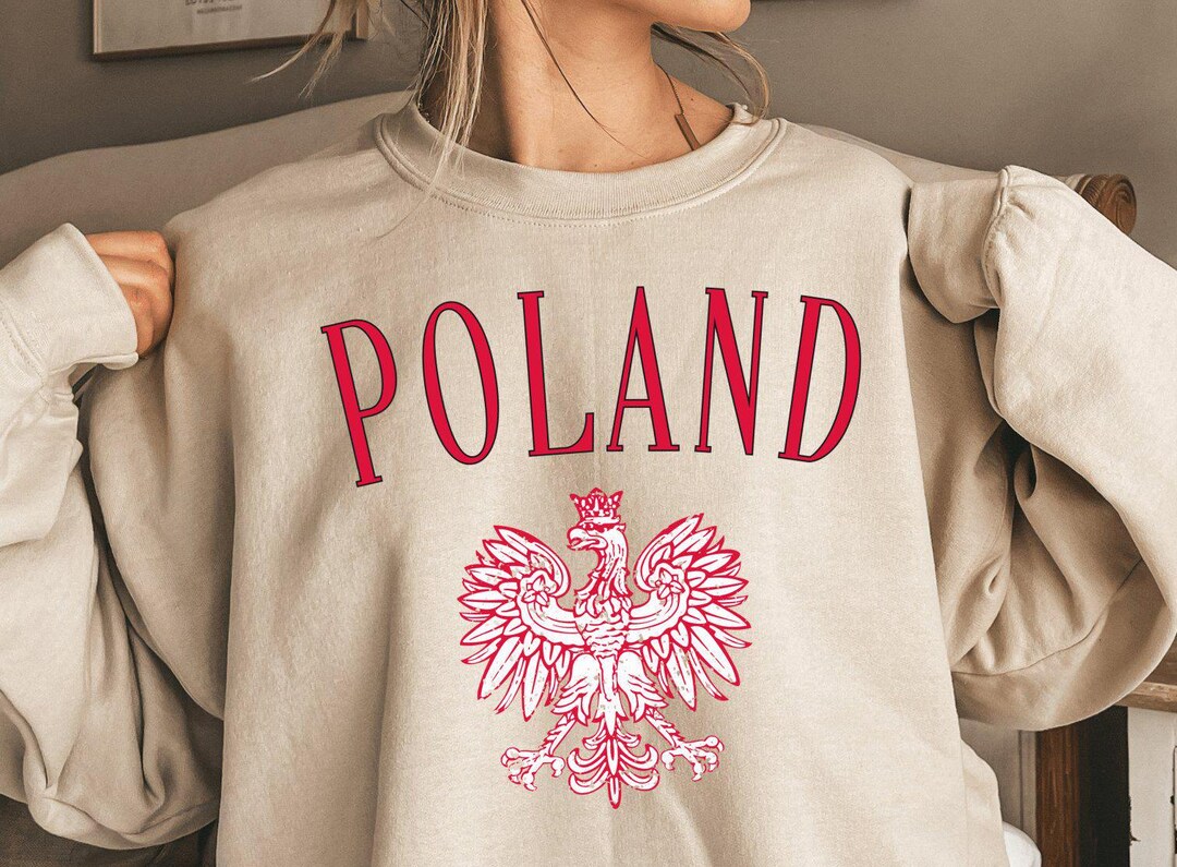 Trendy Poland Eagle Sweatshirt, Polish Falcon Sweater, Polska Poland ...