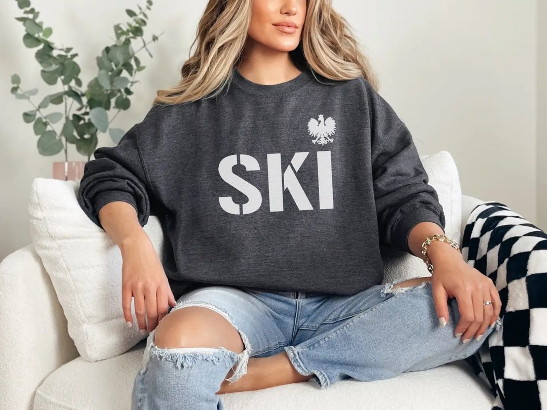 Ski Polish Sweatshirt Women Polish Crewneck, Dad Gift Polish Apparel ...