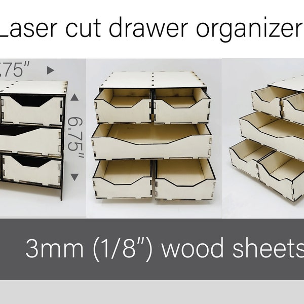 Laser Cut Drawer - Etsy