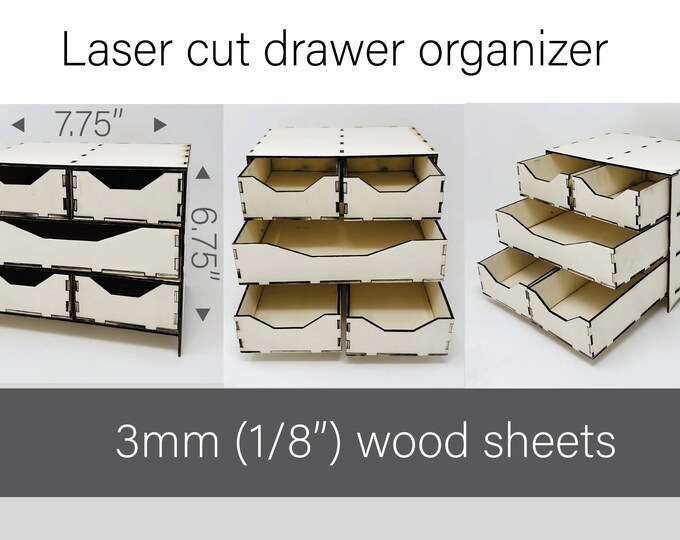Laser Cut Drawer Organizer - Etsy