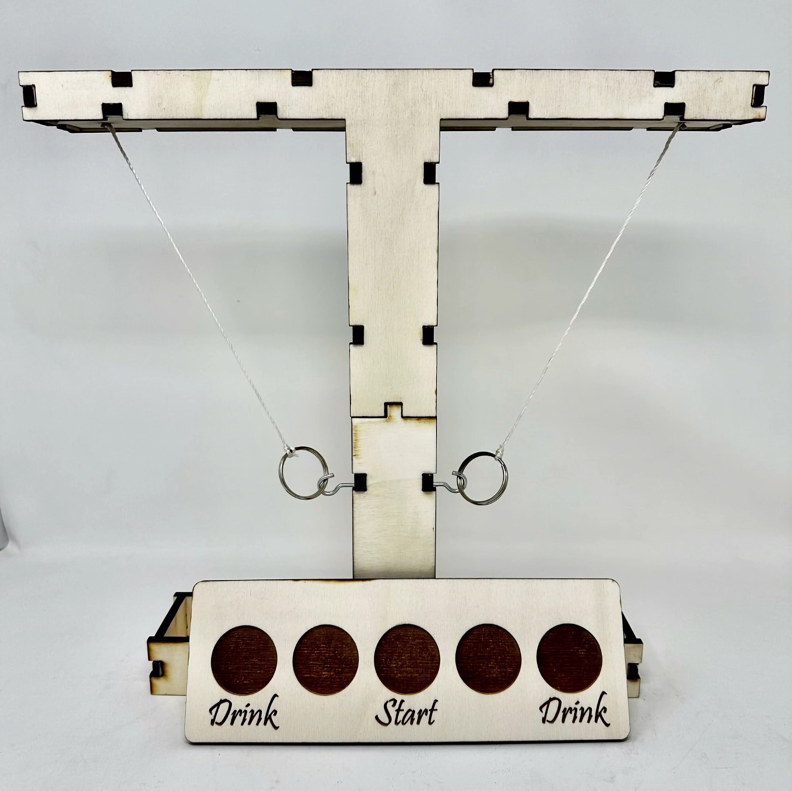 Laser Cut Ring Toss/ring Hoop/ring a Bull Drinking Game - Etsy