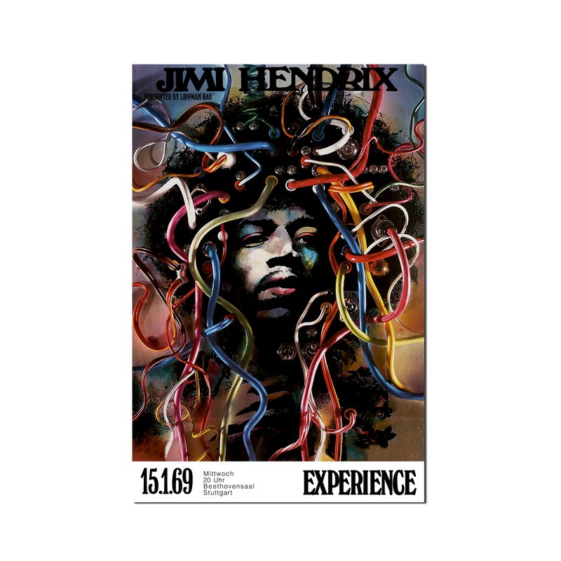 Jimi Hendrix Poster - Etsy