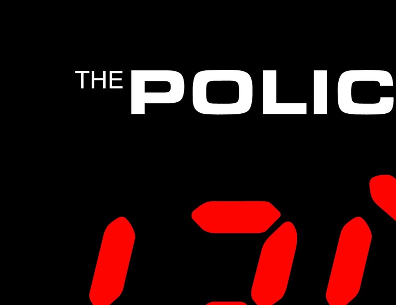 Police, Ghost in the Machine Poster, Giclee Art Print 24" X 24" - Etsy