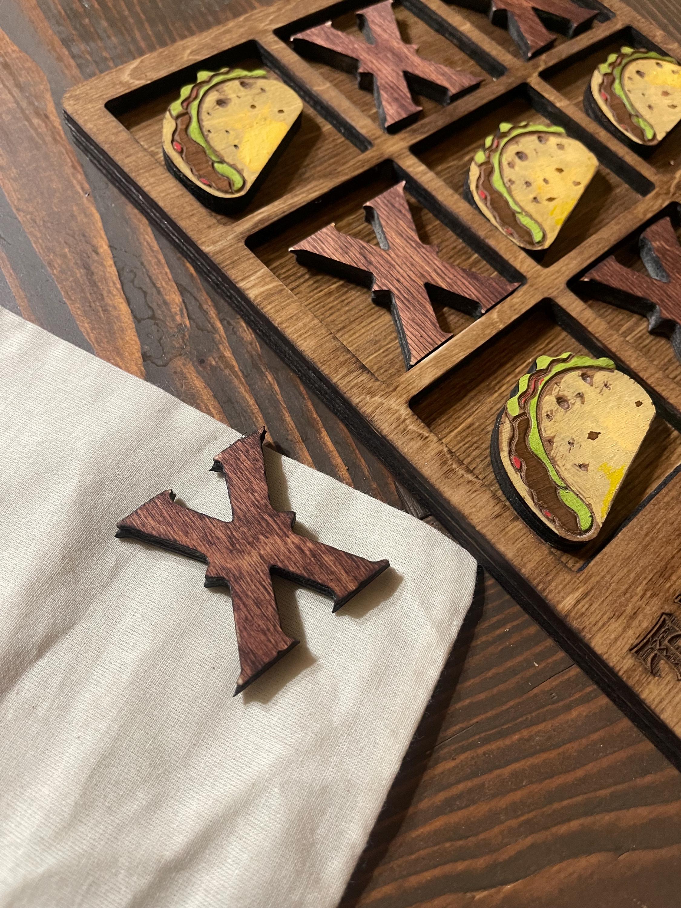 Tic Taco Toe Board Game - Etsy