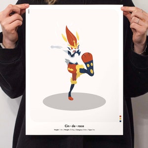 Pokémon Poster Gen 08 0815 Cinderace - Etsy