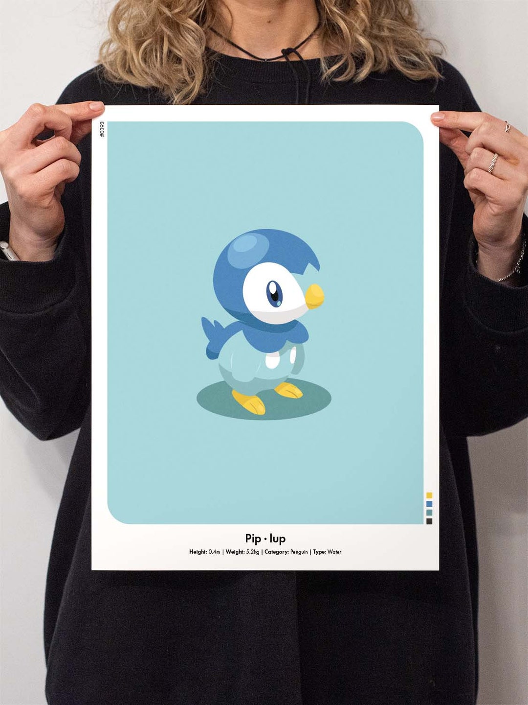 Pokémon Poster | Gen 04 | 0393 - Piplup - Etsy