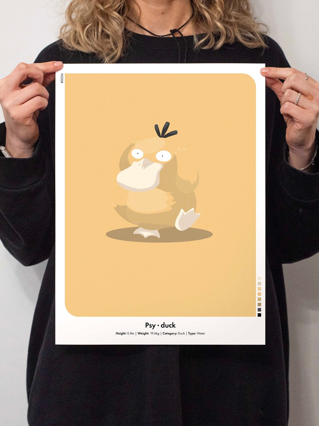 Pokemon Poster Gen 01 0054 Psyduck - Etsy
