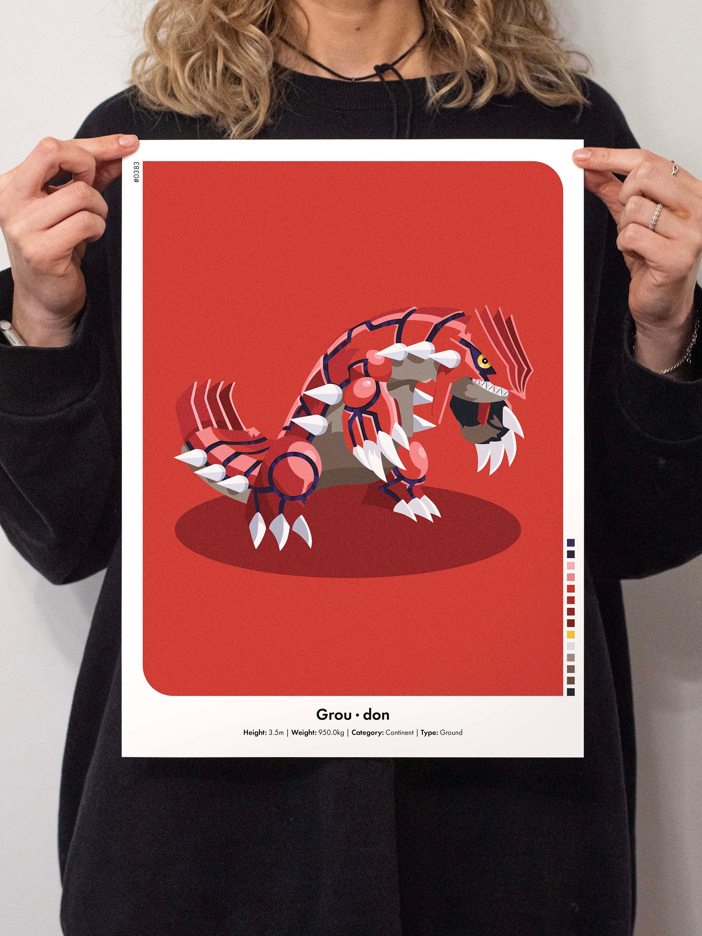 Pokémon Poster Gen 03 0382 Kyogre 0383 Groudon 0384 Rayquaza - Etsy