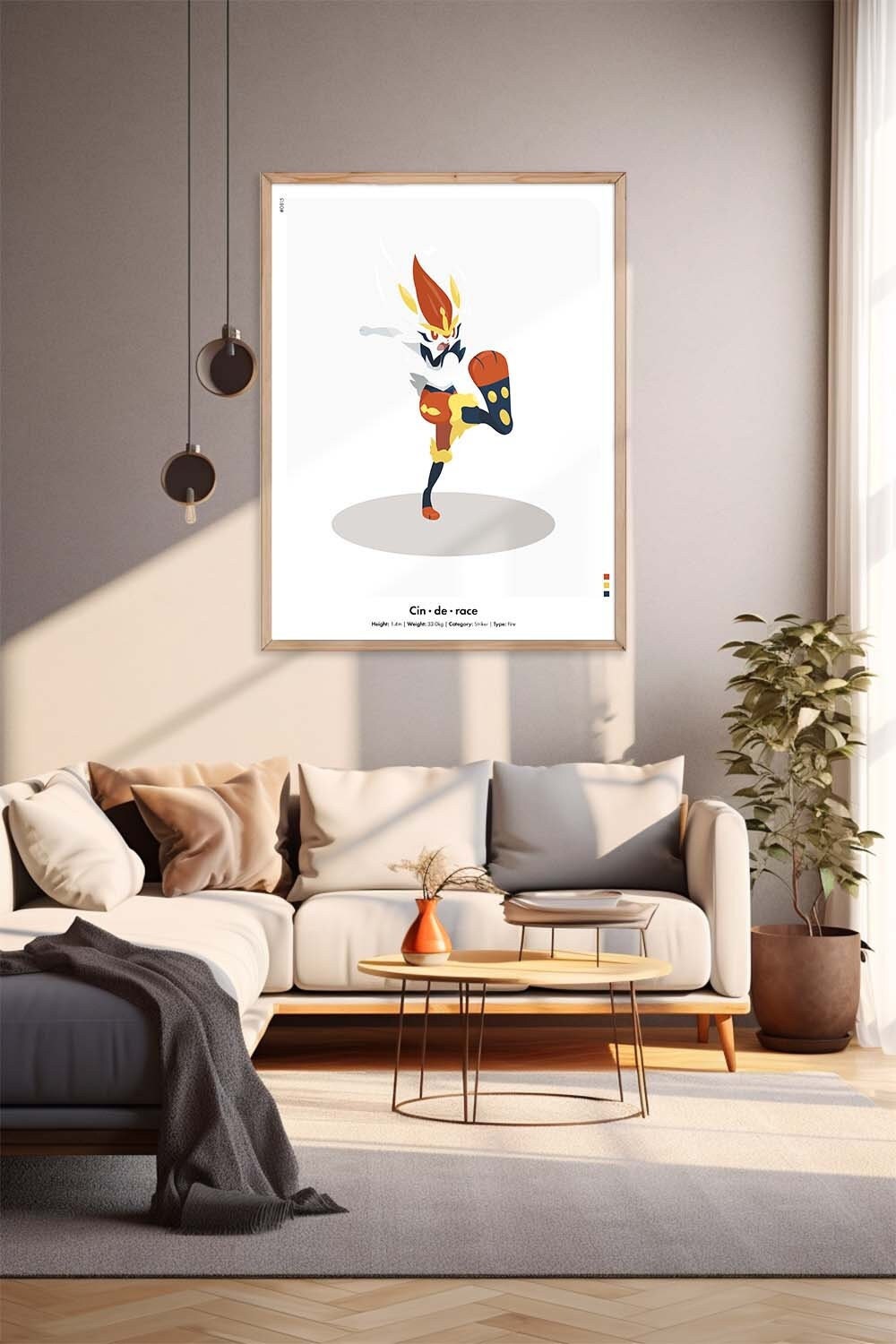 Pokémon Poster Gen 08 0815 Cinderace - Etsy