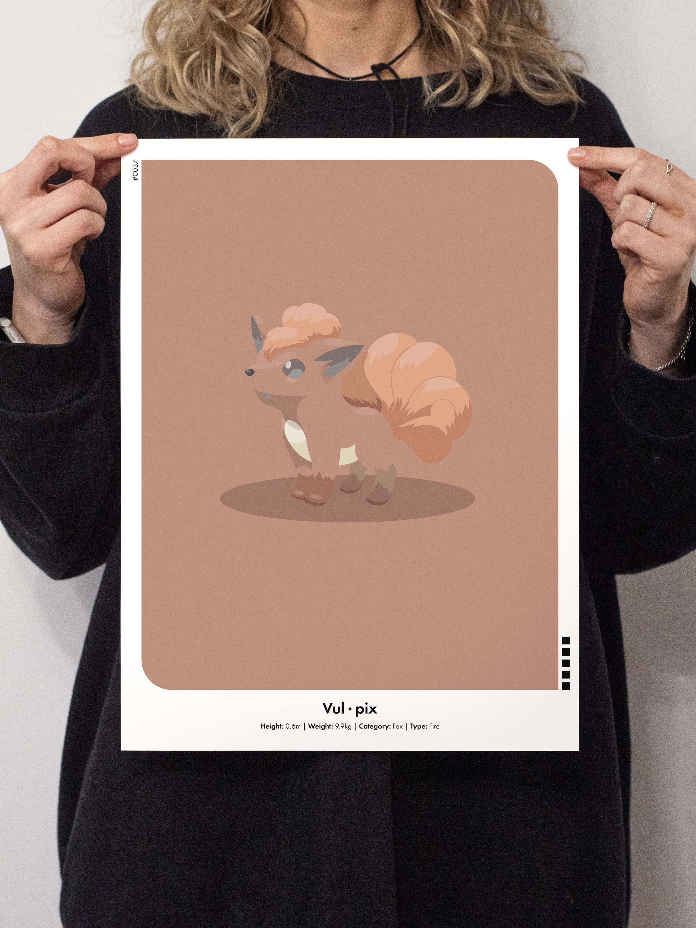 Pokémon Poster Gen 01 0037 Vulpix 0038 Ninetales - Etsy