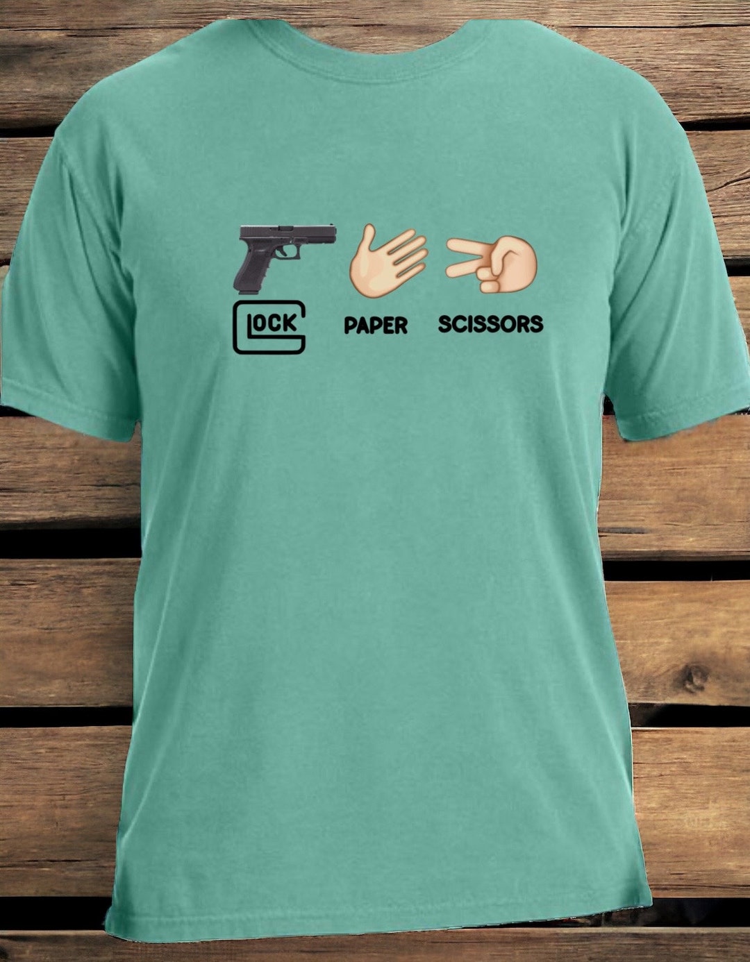 Glock Paper Scissors T-shirt - Etsy