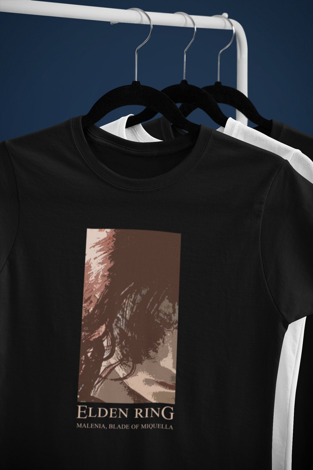 Malenia Scarlet Rot Face Portrait | Full Color | Elden Ring | Unisex ...