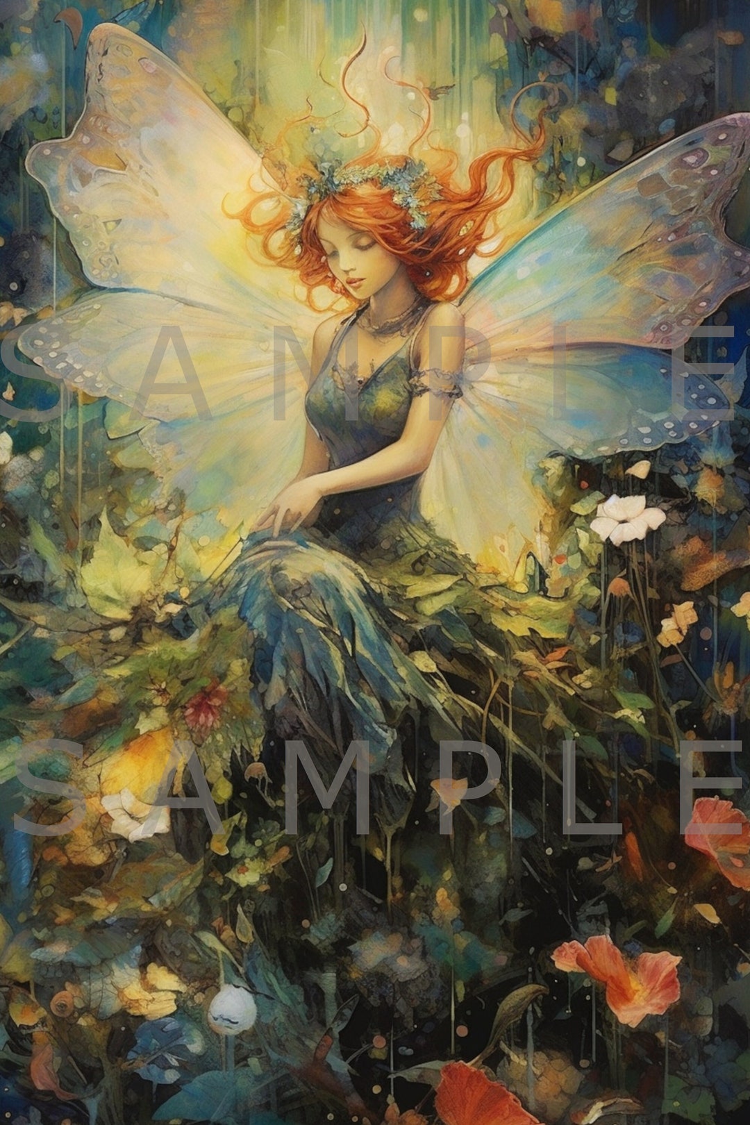 Zoe Fairy Art Print Image Wall Art Photo T-shirt Design Website Canvas ...