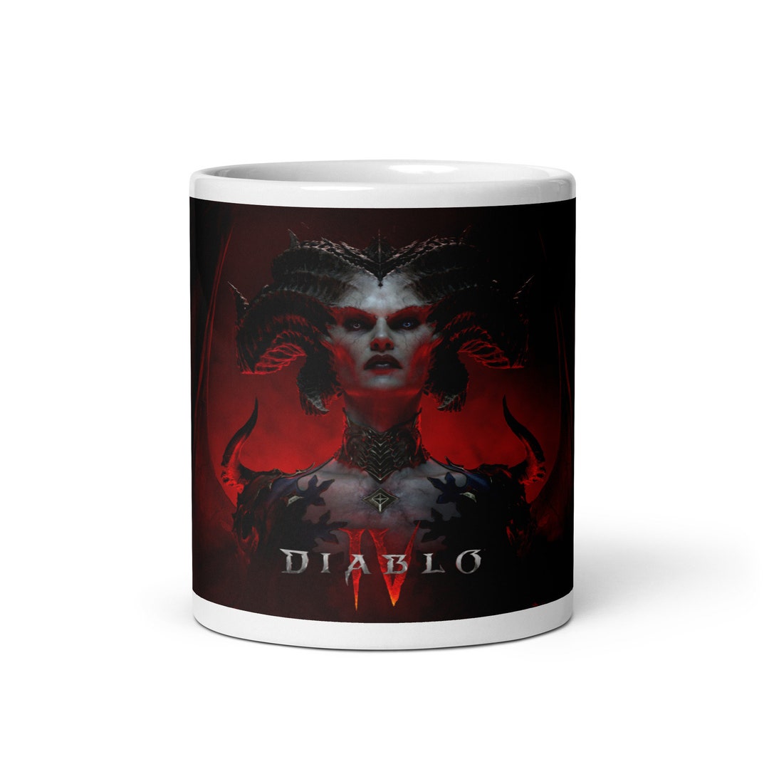 Diablo 4 Coffee Mug Diablo IV Free Shipping - Etsy