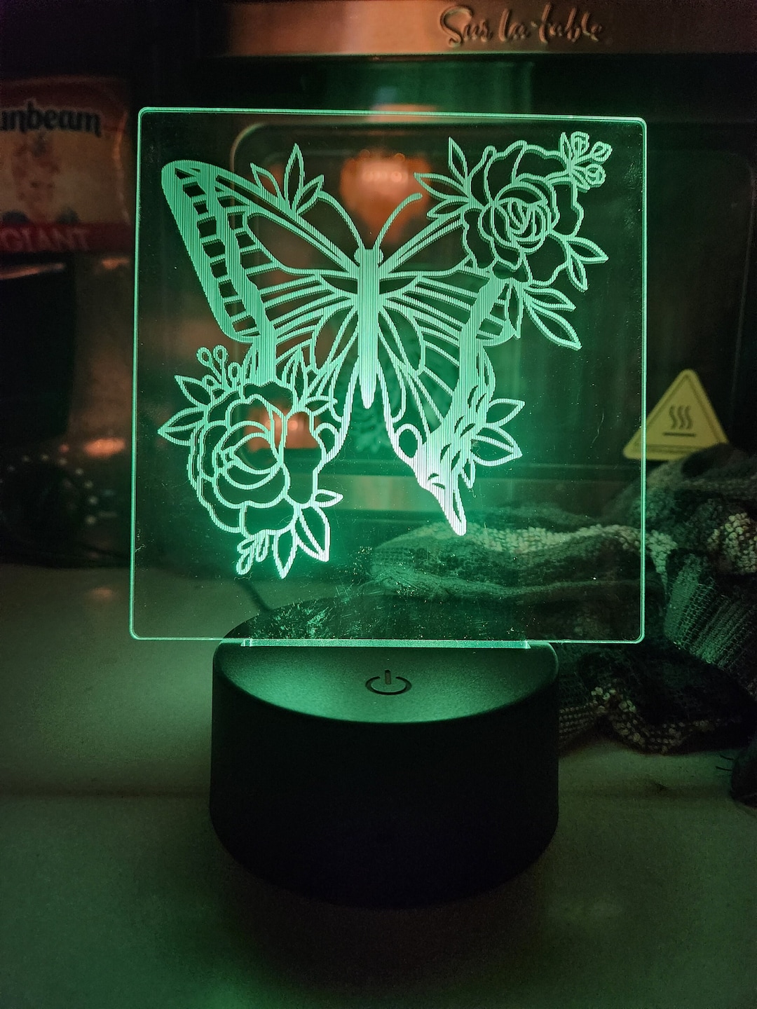 Engraved Acrylic Night Light - Etsy