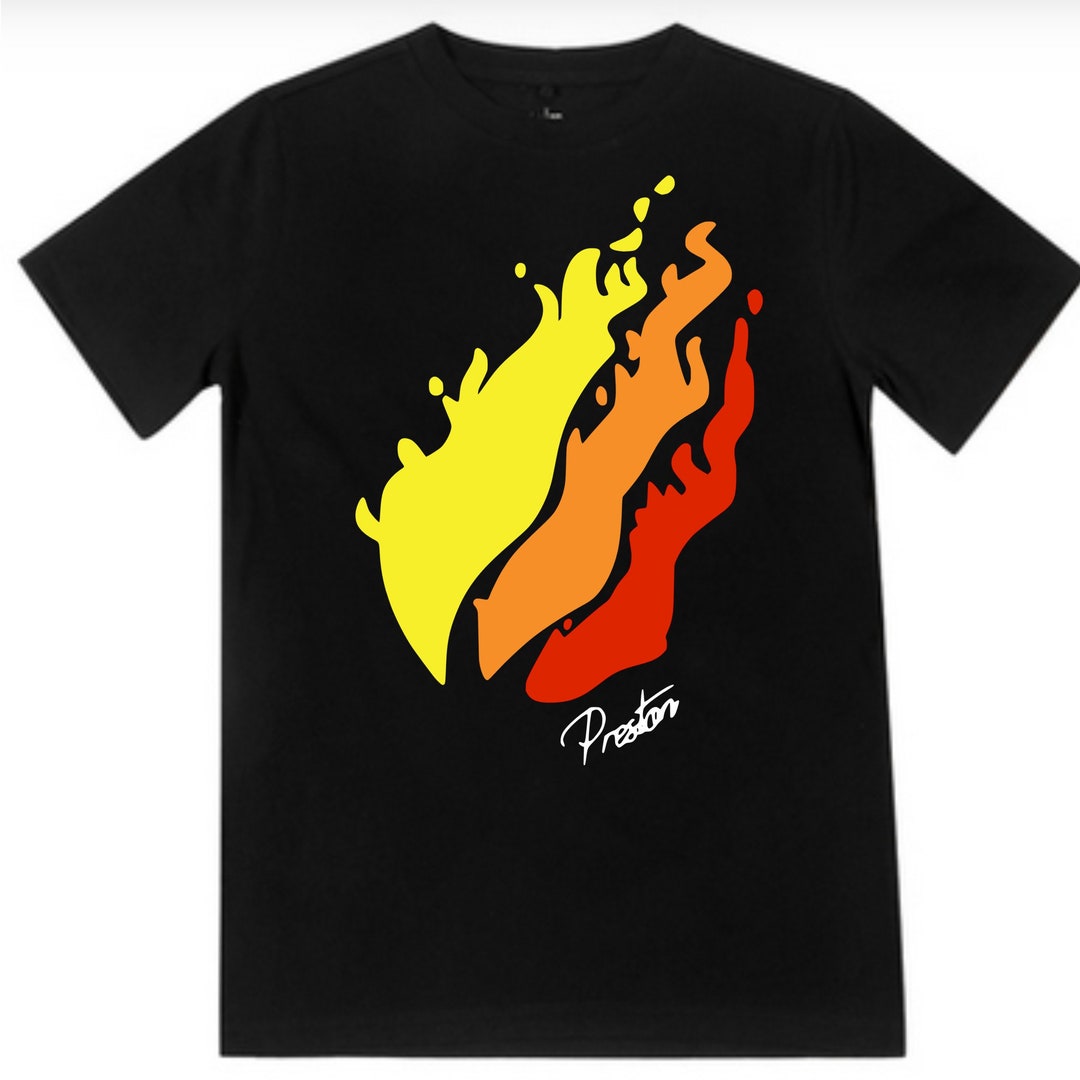 Prestonplayz T Shirt Preston Playz Shirt Preston Tee Prestonplayz Fire ...