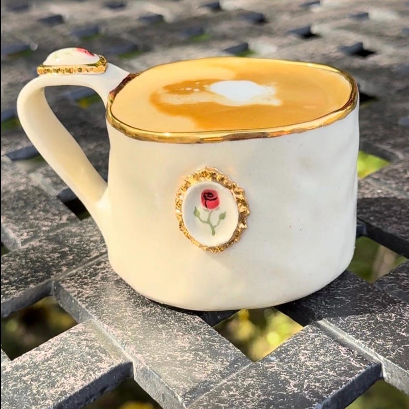 22k Ceramic Mug - Etsy