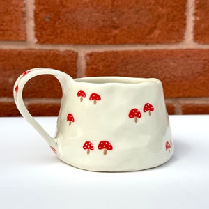Mini Mushroom Mug | Dainty | Autumn Fall — Handmade Ceramic Hand ...