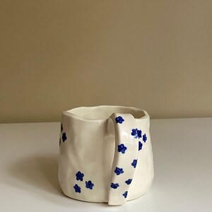 Blue Dreams Mug | Dainty Flowers — Handmade Ceramic Hand Painted | Gift ...