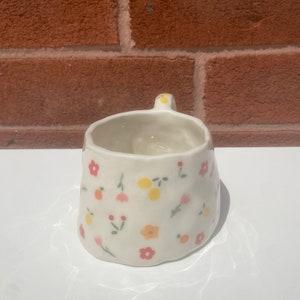 Amalfi Dainty Mug — Handmade Ceramic | Hand Painted Coffee | Tea - Etsy