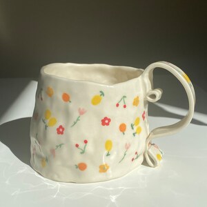 Amalfi Dainty Mug — Handmade Ceramic | Hand Painted Coffee | Tea - Etsy