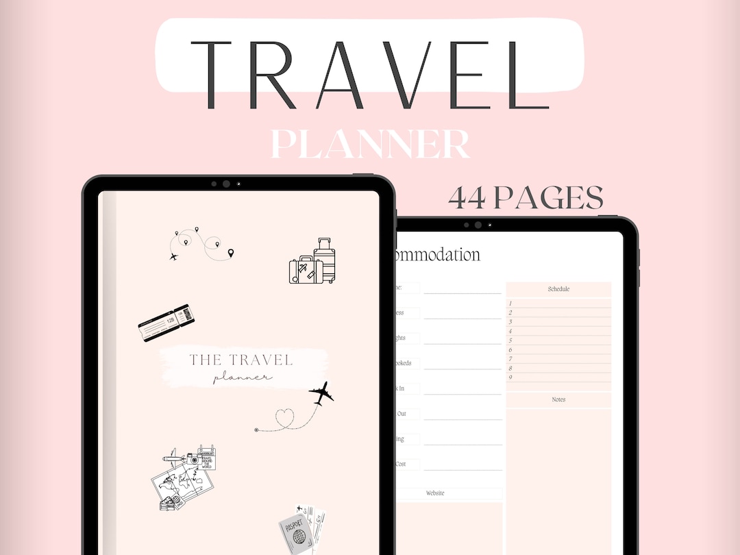 DIGITAL TRAVEL JOURNAL | Digital Travel Planner | Trip Planner ...