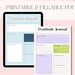 GRATITUDE PLANNER | Digital Journal | Daily Gratitude Journal | Mental ...