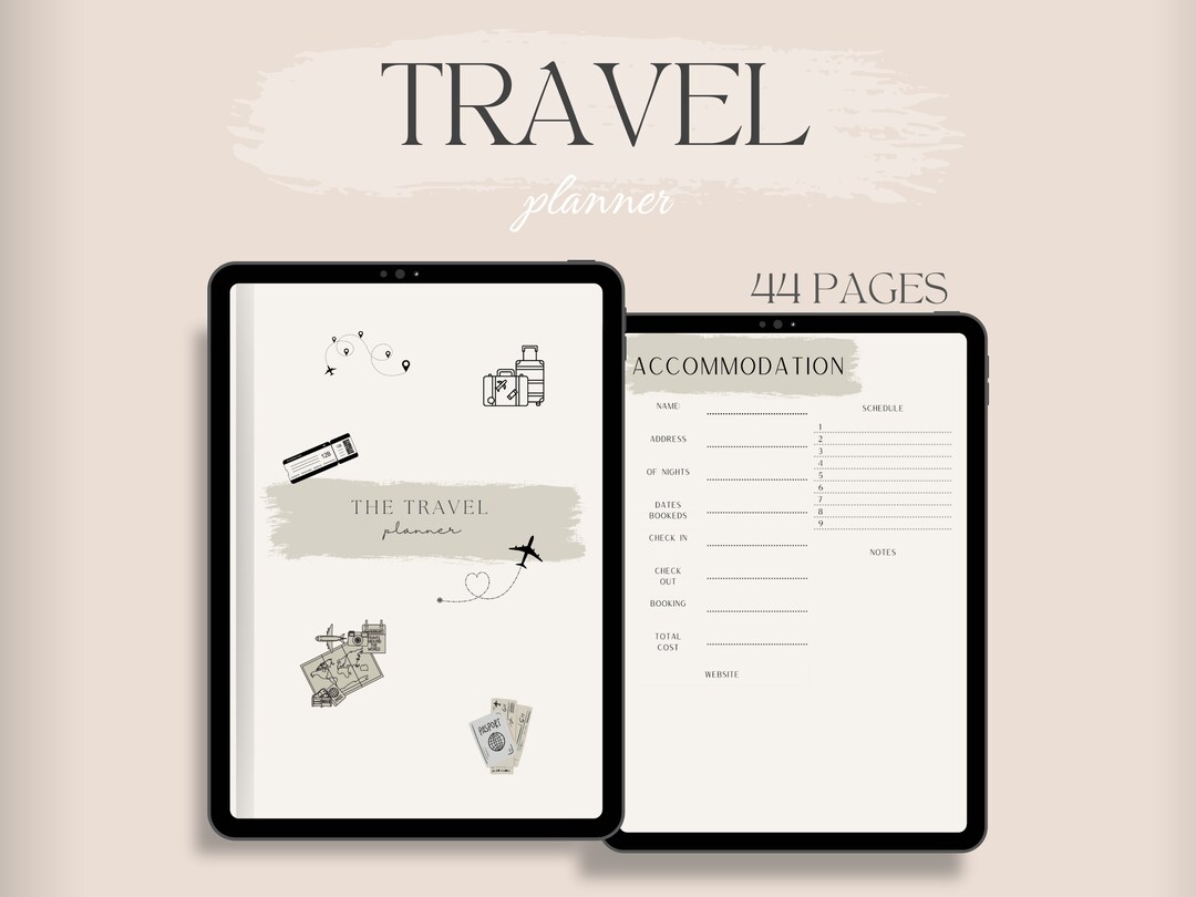 DIGITAL TRAVEL JOURNAL | Digital Travel Planner | Trip Planner ...