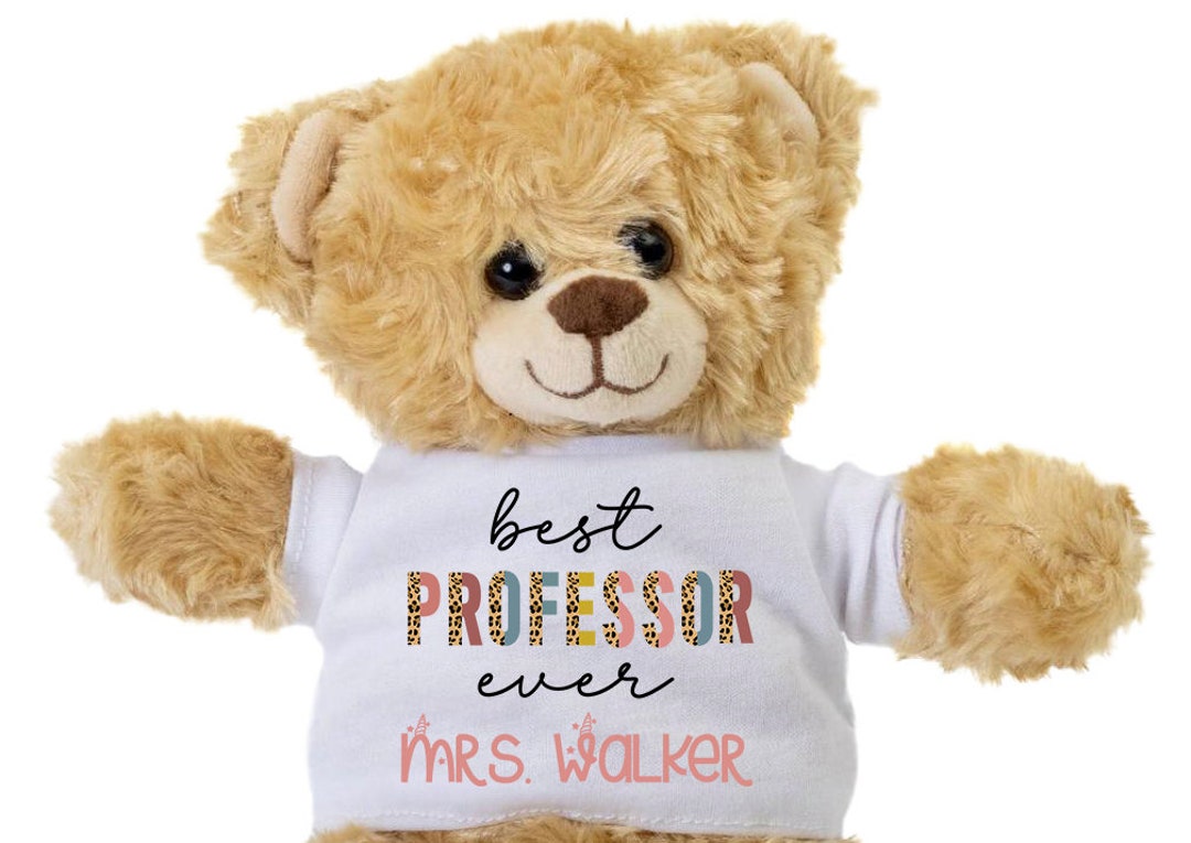 Best Professor Ever, Teacher Teddy Bear, Customized Teddy Bear ...