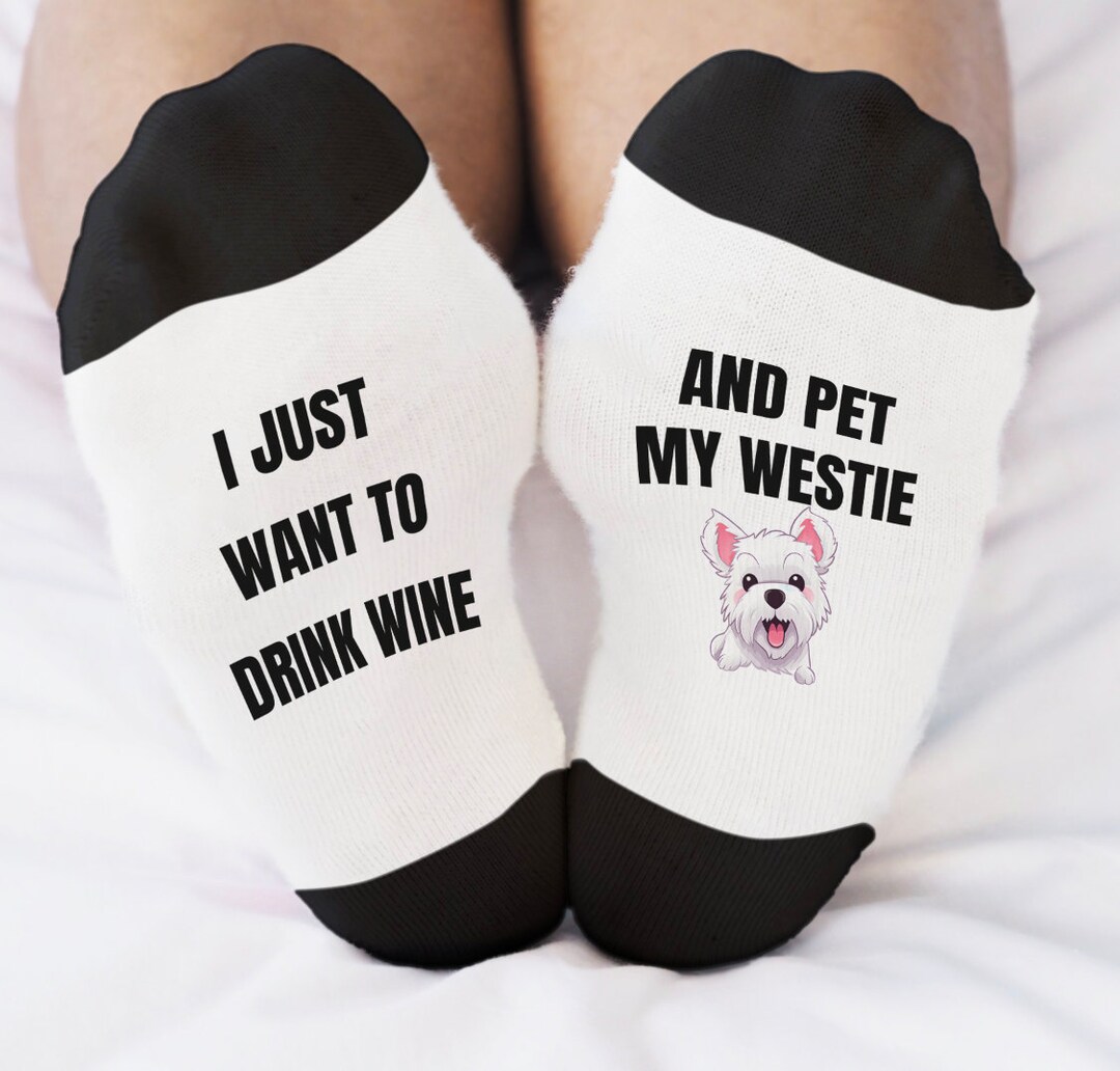 West Highland Terrier Socks for Kawaii Dog Lovers, Westie Dog Lovers ...