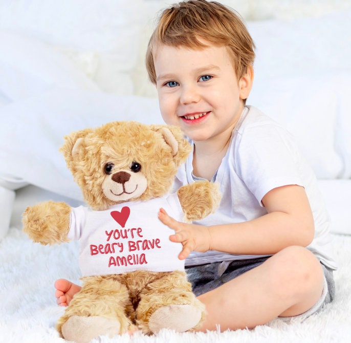 Your'e Beary Brave, Get Well Gift, Plush Teddy Bear, Children's ...