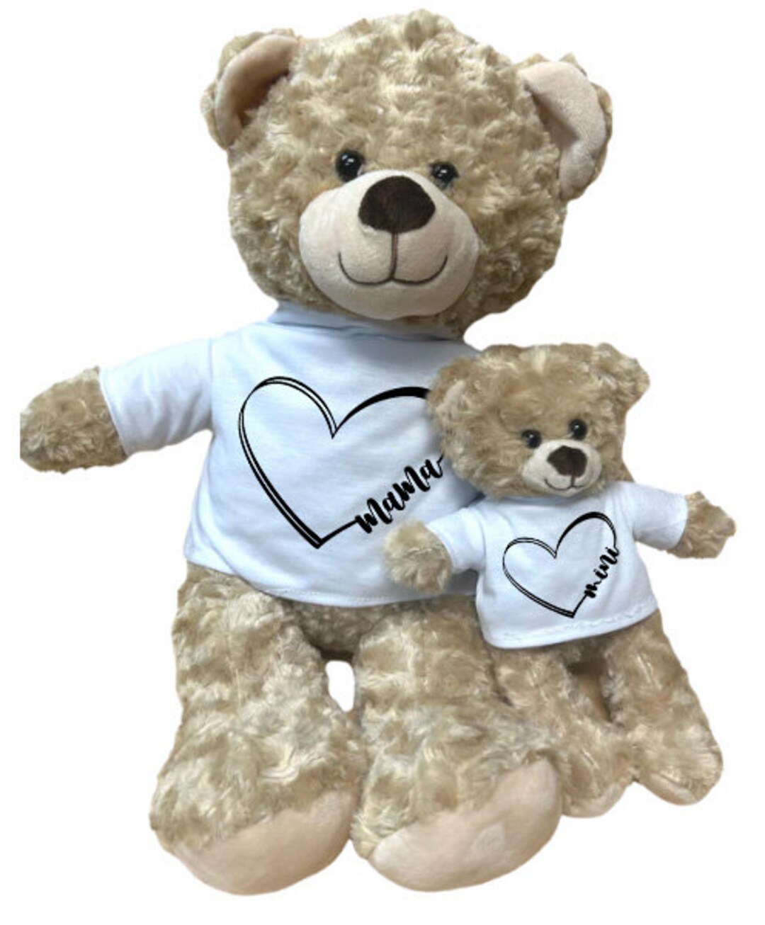 Mama and Mini Teddy Bear Mother's Day Gift, Plush Teddy Bear, Mama Bear ...