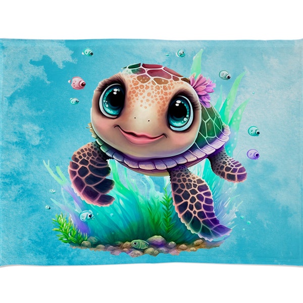 Turtle Baby Blanket - Etsy