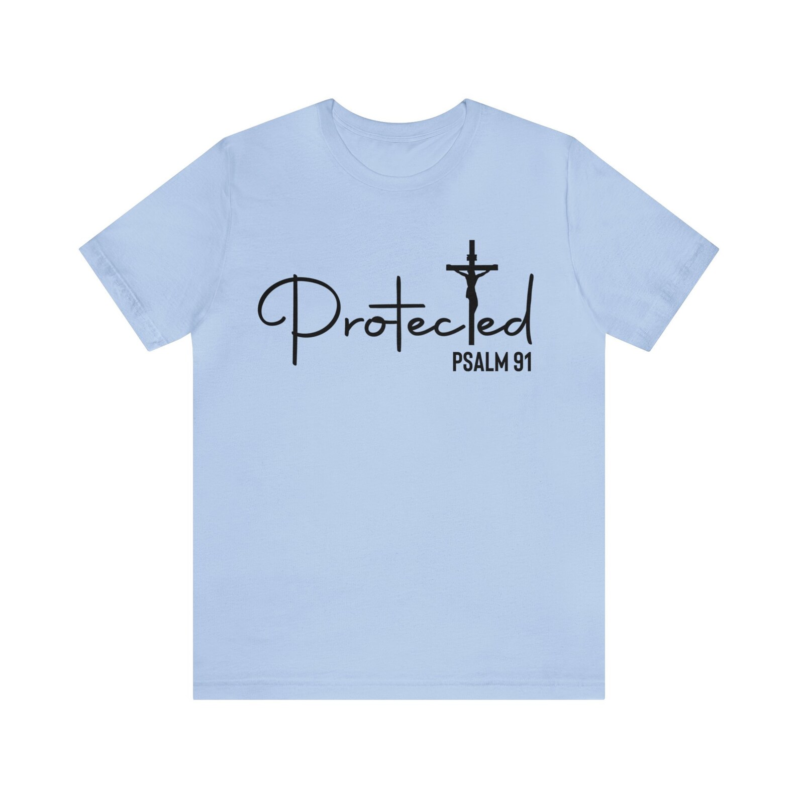 Protected Psalm 91 T-shirt, Psalm 91 Shirt, Religious Shirt, Protected ...