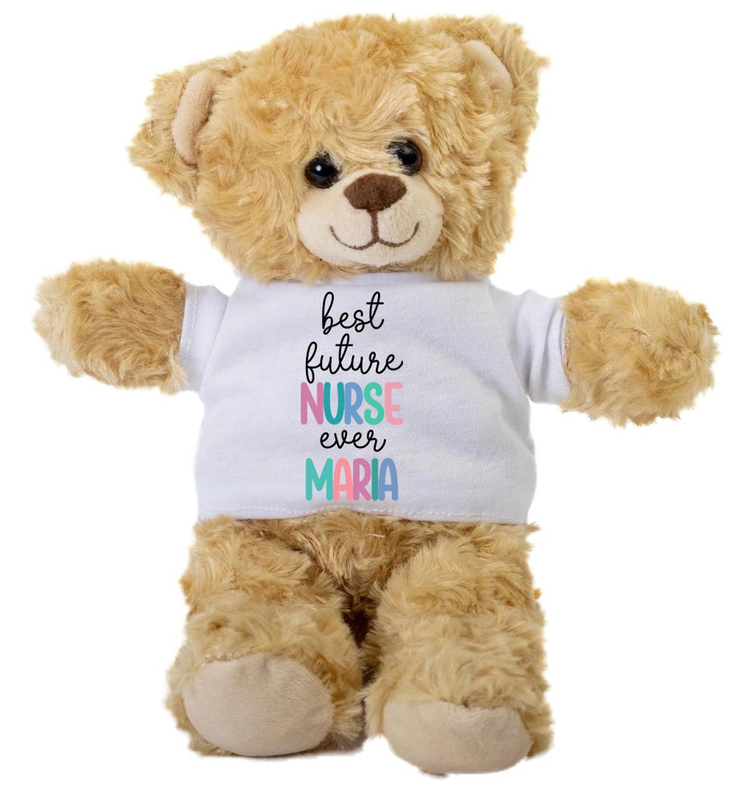 Future Nurse Gift, Best Future Nurse Ever, Nurse Teddy Bear, Customized ...