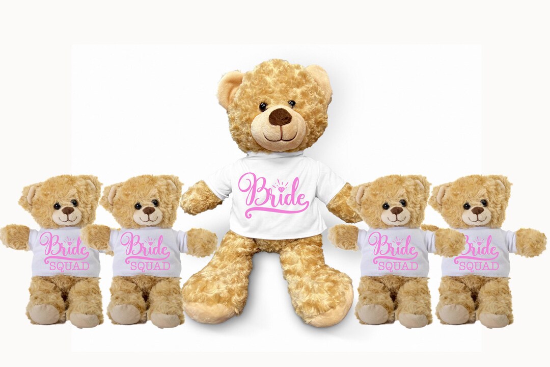 Bridal Teddy, Bride Squad Gift, Bridal Shower Gift, Bridal Teddy, Bride ...