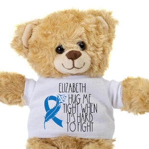 Colon Cancer Teddy Bear, Colon Cancer Gift, Teddy Bear Gift, Breast ...