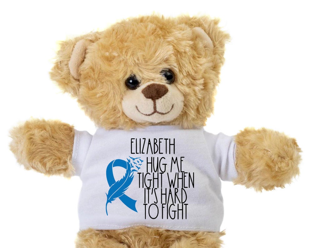 Colon Cancer Teddy Bear, Colon Cancer Gift, Teddy Bear Gift, Breast ...